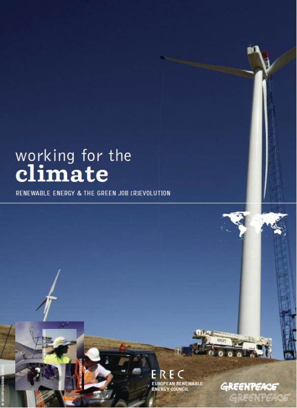 绿色和平：绿色电力产业可提供8百万就业机会 - 绿色和平